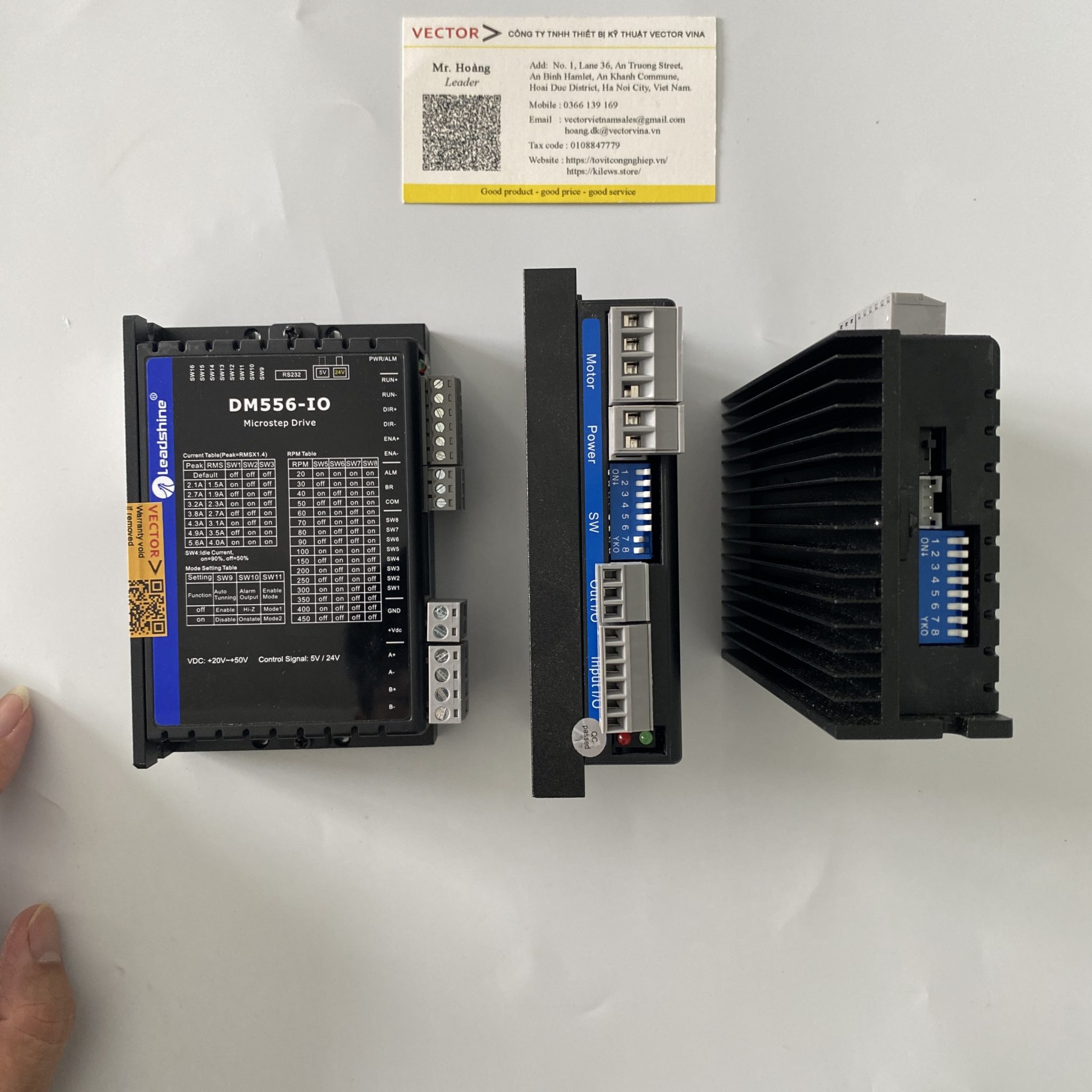 Bộ điều khiển động cơ bước DM556-IO Microstep driver - CÔNG TY TNHH ...