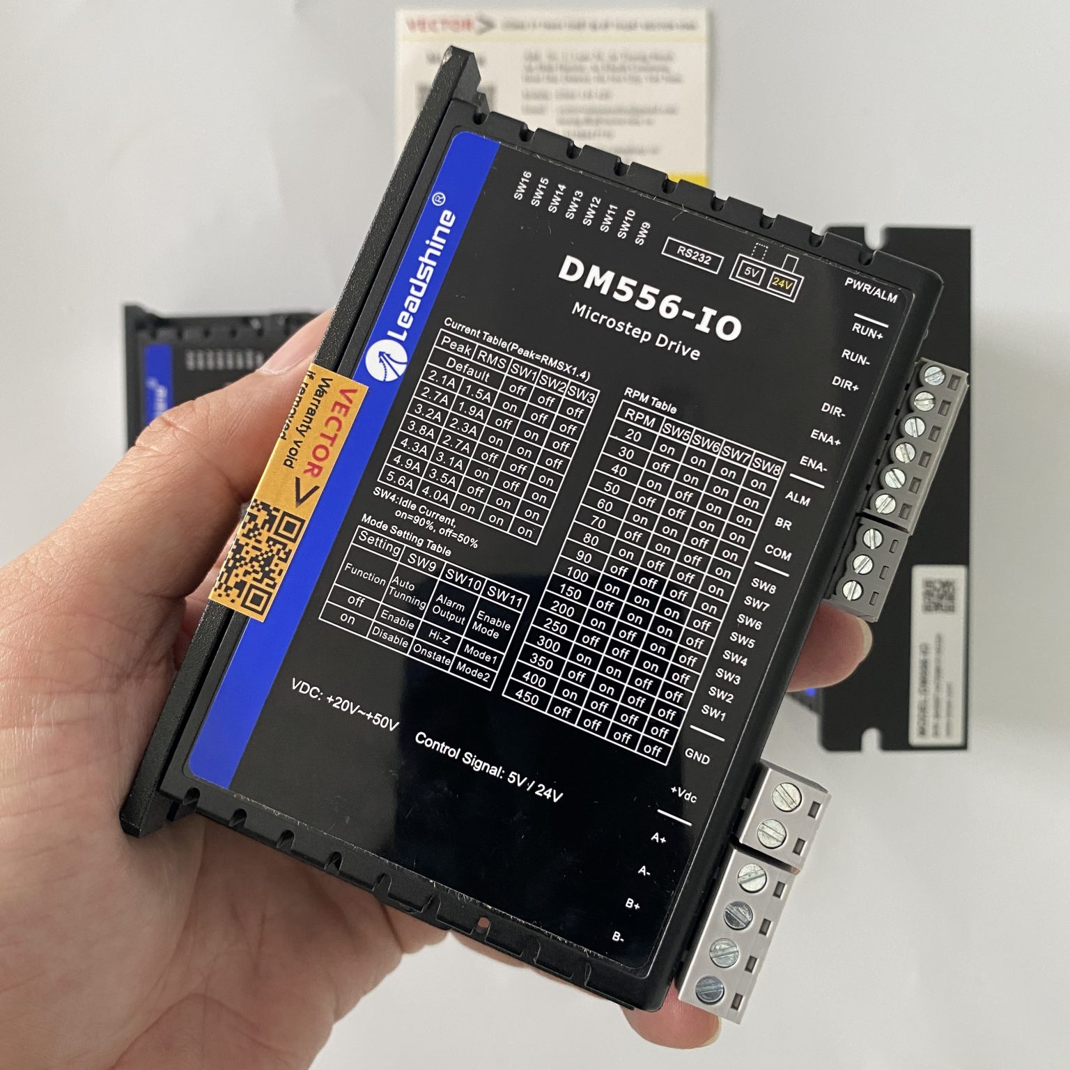 Bộ điều khiển động cơ bước DM556-IO Microstep driver - CÔNG TY TNHH ...